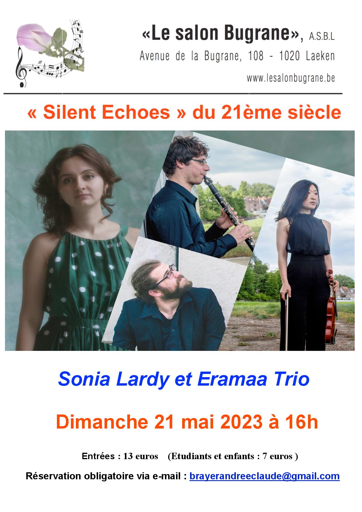 Echos silencieux du XXIème Siècle – ERAMAA TRIO et Sonia LARDY – Le ...